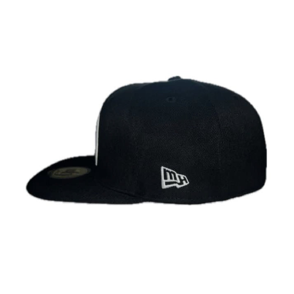 MH - Black Solo Fitted Cap – Mosthated Clothing LLC
