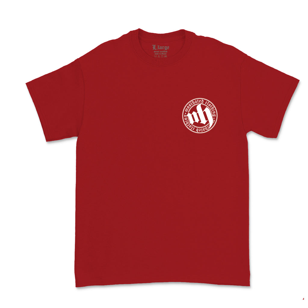 MH - 2K Logo - Red - Tee – Mosthated Clothing LLC