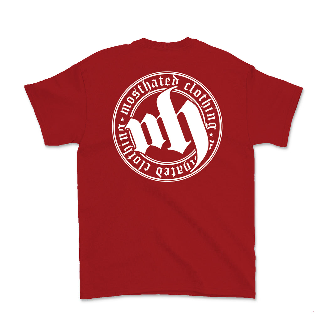 MH - 2K Logo - Red - Tee – Mosthated Clothing LLC